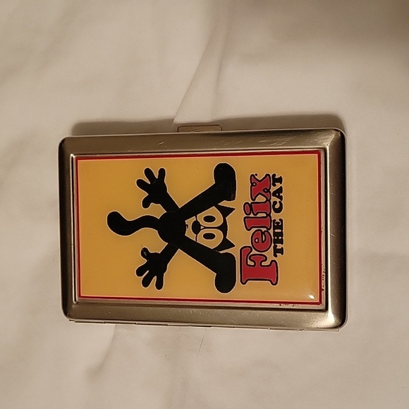 Felix the Cat | Other | Vintage Felix The Cat Cigarette Case Or Metal ...